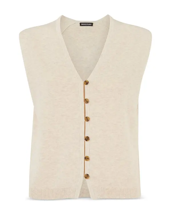 Whistles Bailey Button Front Top