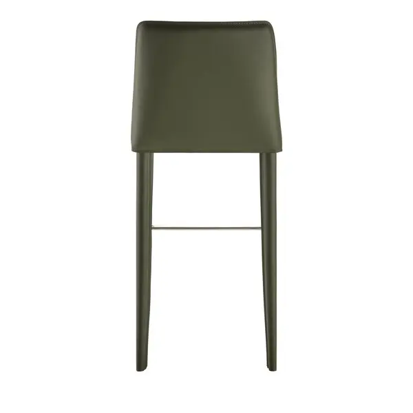 SURYA Rosy Bar Stool - Dark Green