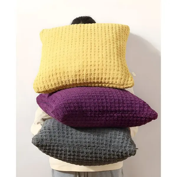 SUNDAY CITIZEN Snug Waffle Throw Pillow