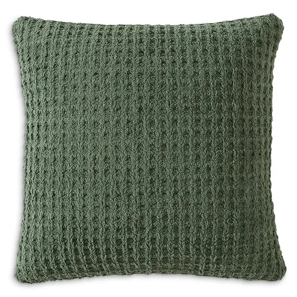 SUNDAY CITIZEN Snug Waffle Throw Pillow - Moss