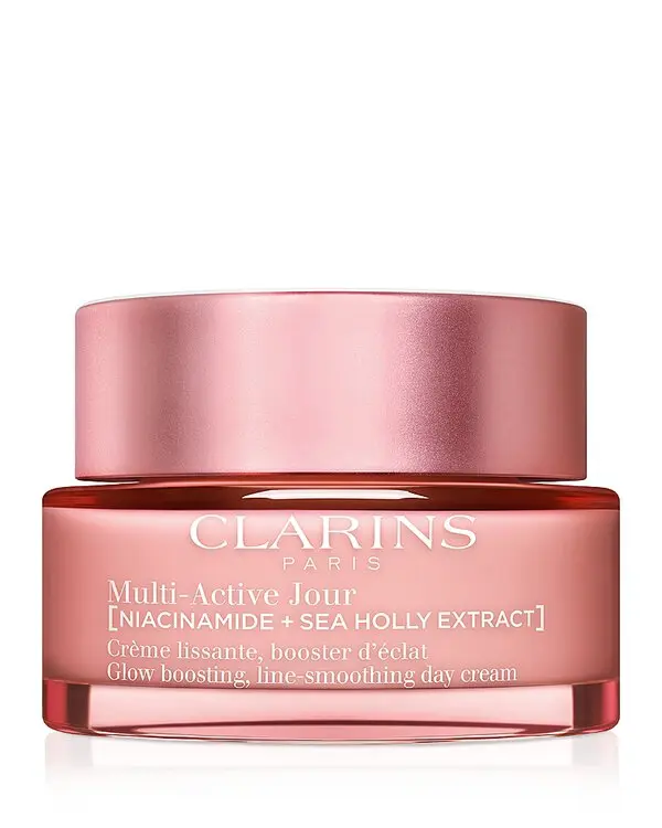 Clarins Multi-active Day Moisturizer For Lines, Pores, Glow With Niacinamide 1.7 Oz - No Color