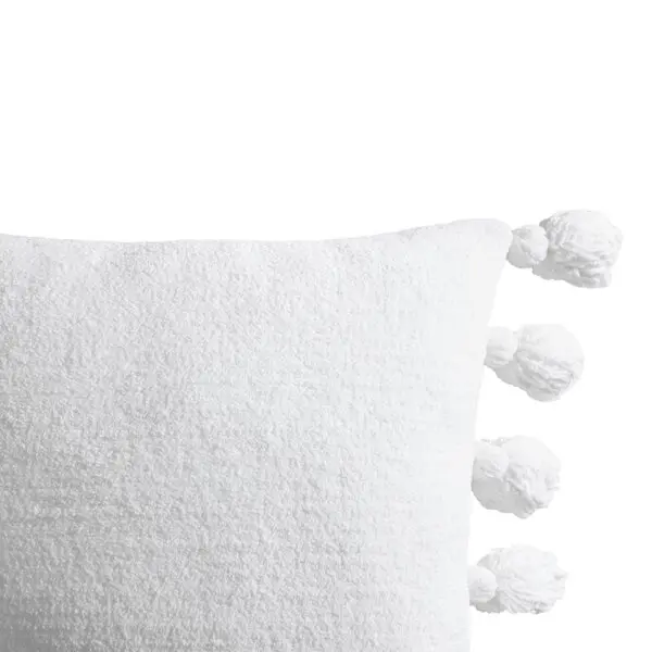 SUNDAY CITIZEN Pom Pom Throw Pillow - Off White