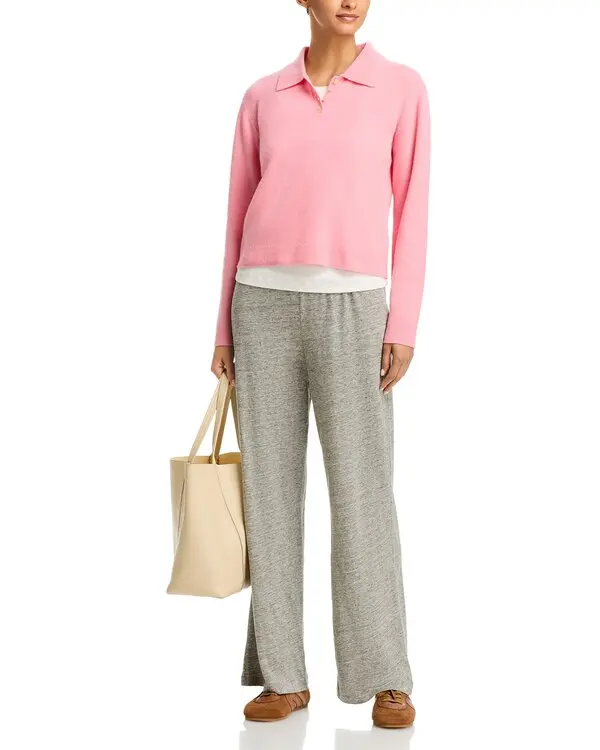 Majestic Filatures Linen Stretch Wide Leg Pants