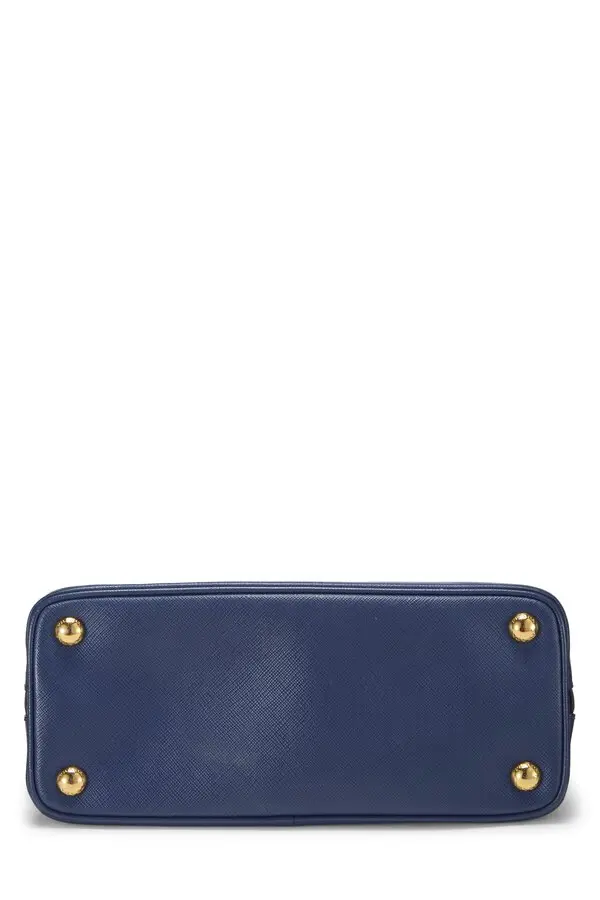 Prada Saffiano Promenade Top Handle Bag - Blue