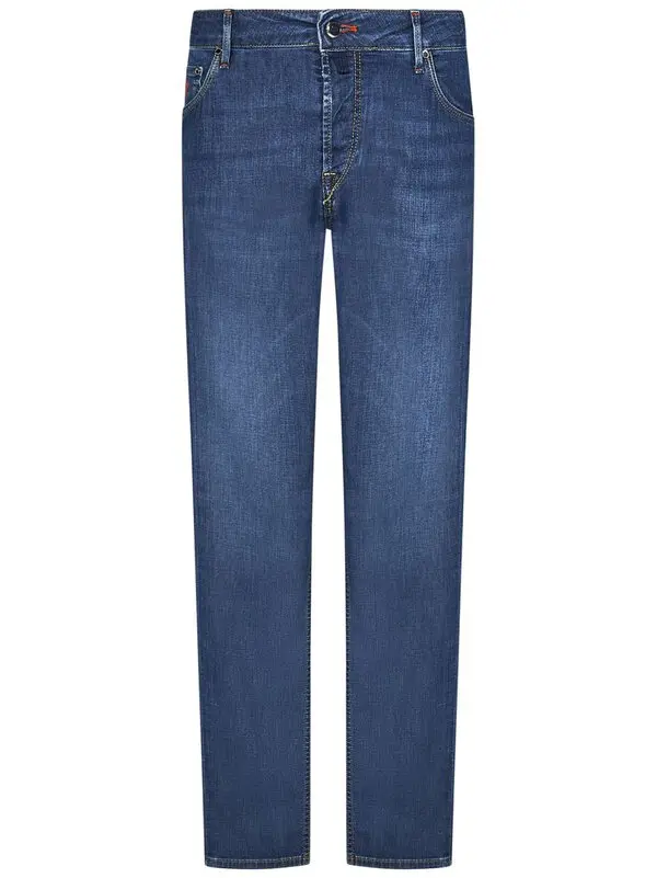 HANDPICKED Orvieto Slim Fit Jeans - Blue