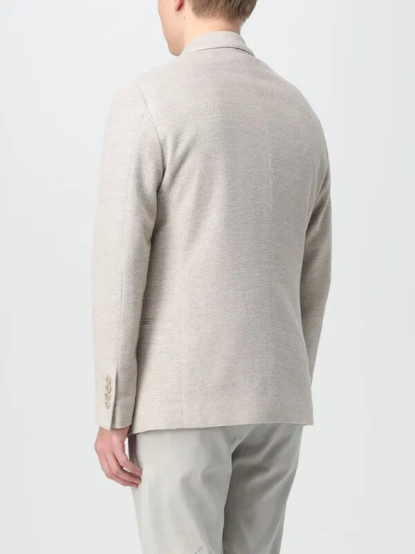 FAY Double Breasted Jacket - Natural