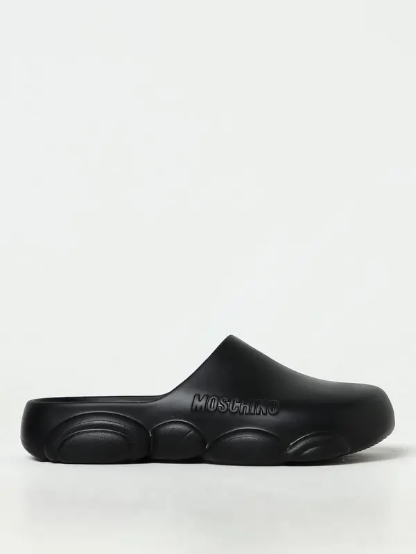 Moschino Slip-on Clogs - Black