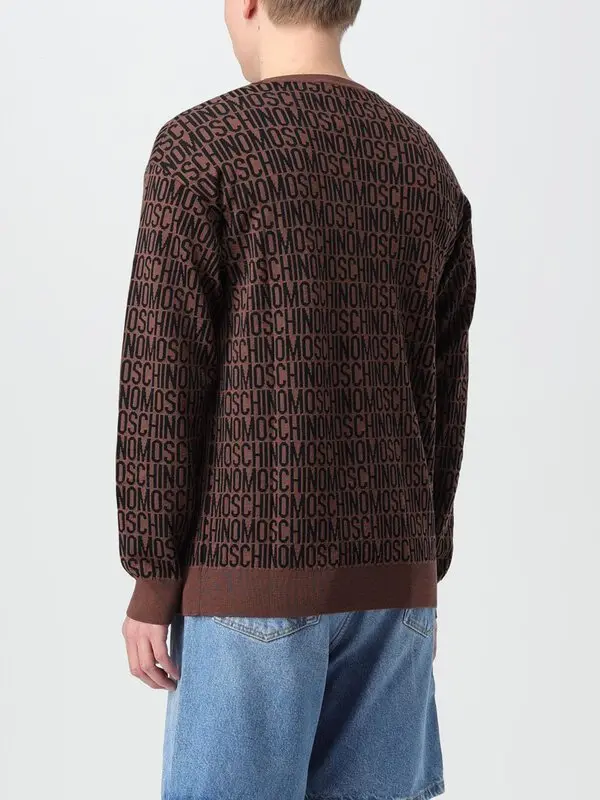 Moschino All-over Logo Knit Sweater