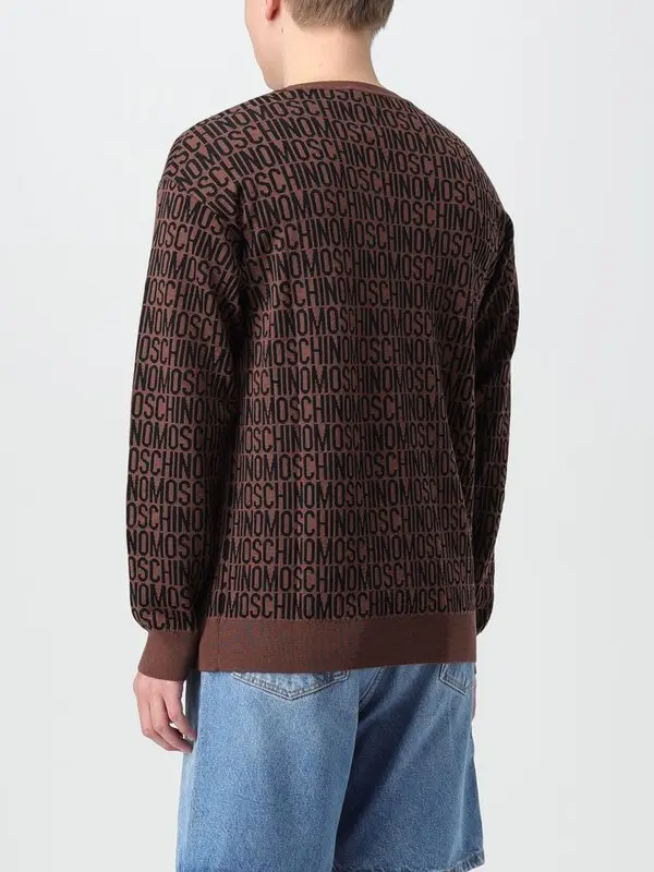 Moschino All-over Logo Knit Sweater