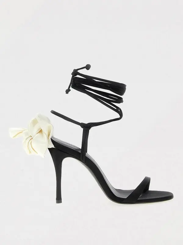 Magda Butrym Strappy Heeled Sandal - Black