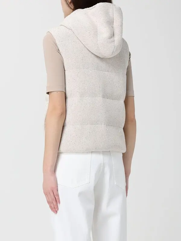 Brunello Cucinelli Padded Waistcoat - Beige
