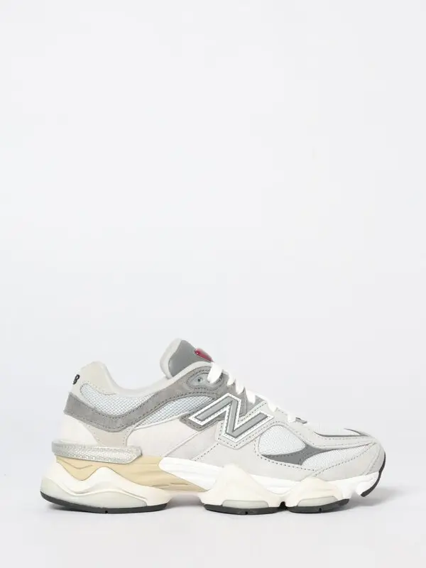 NEW BALANCE Suede And Mesh Lace-up Sneakers - Grey