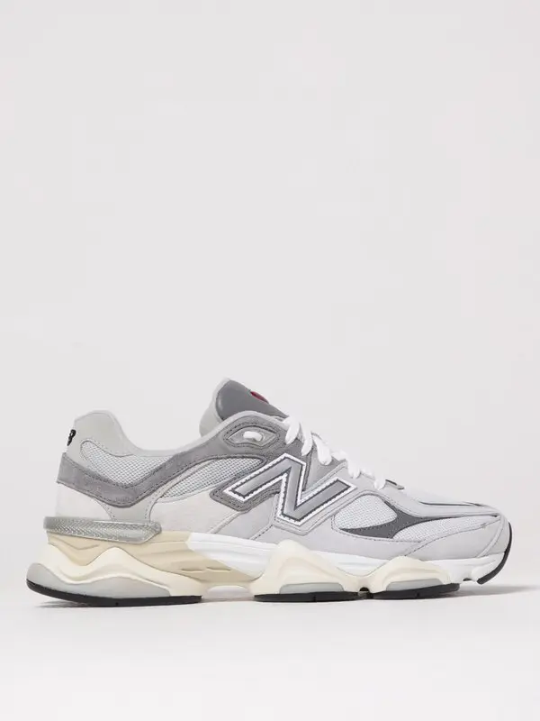 NEW BALANCE Suede And Mesh Lace-up Sneakers - Grey
