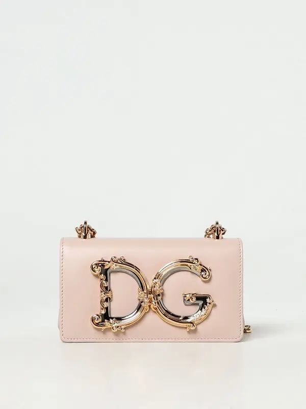 Dolce & Gabbana Mini Bag With Dg Logo - Pink