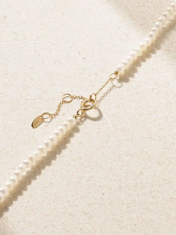 PERSEE 18-karat Pearl, And Diamond Necklace