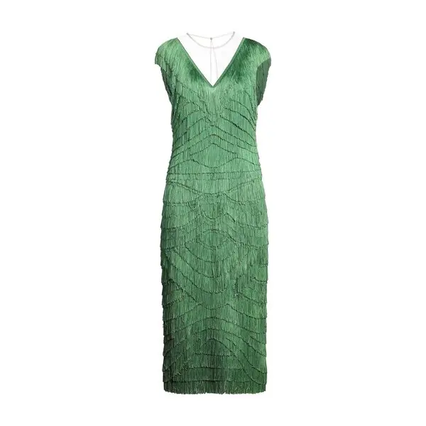 Dolce & Gabbana Fringed Midi Dress