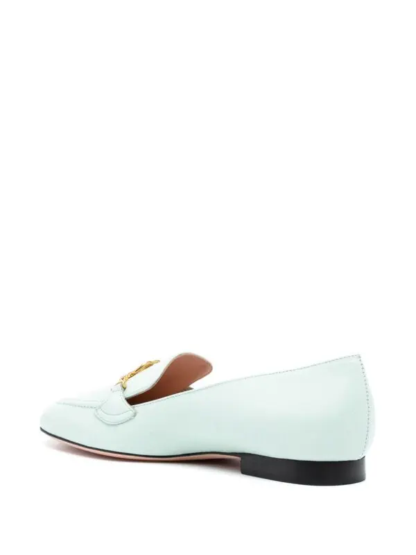 Bally Daily Emblem Leather Loafers - Green