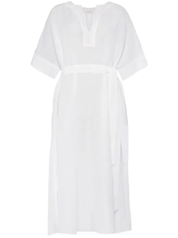 ERES Bibi Linen Kaftan Dress - White