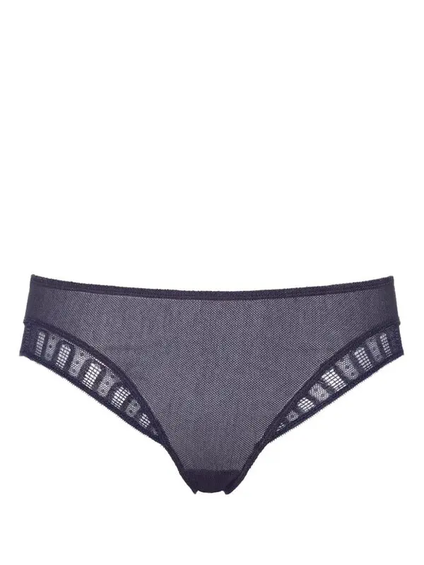 ERES Filtre Lace-trimmed Briefs - Blue
