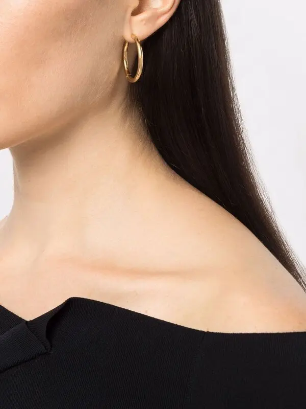 Tom Wood Large -plated Hoop Earrings