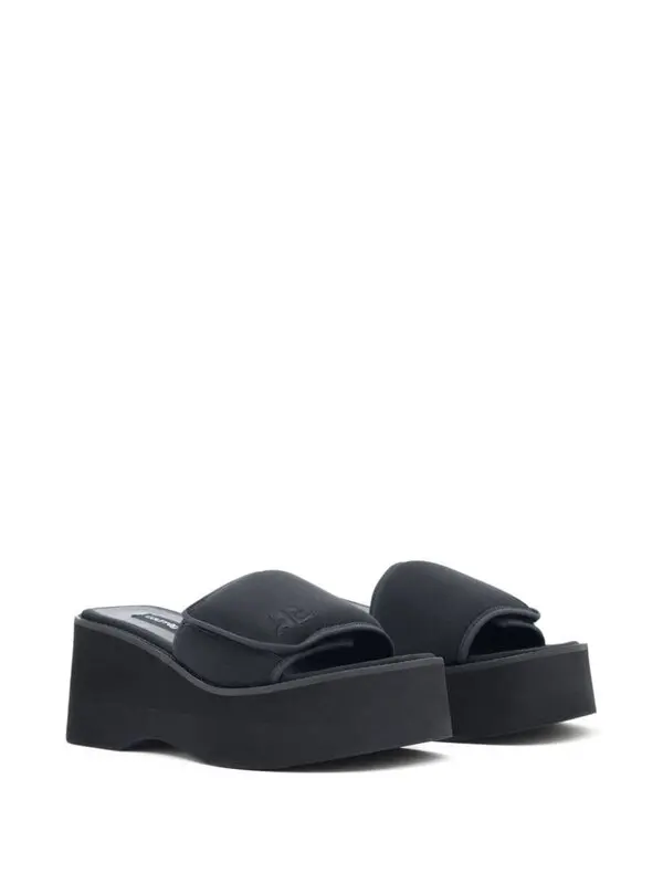 COURREGES Scuba Wave 75mm Platform Slides
