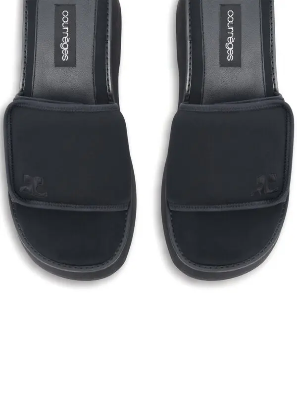 COURREGES Scuba Wave 75mm Platform Slides