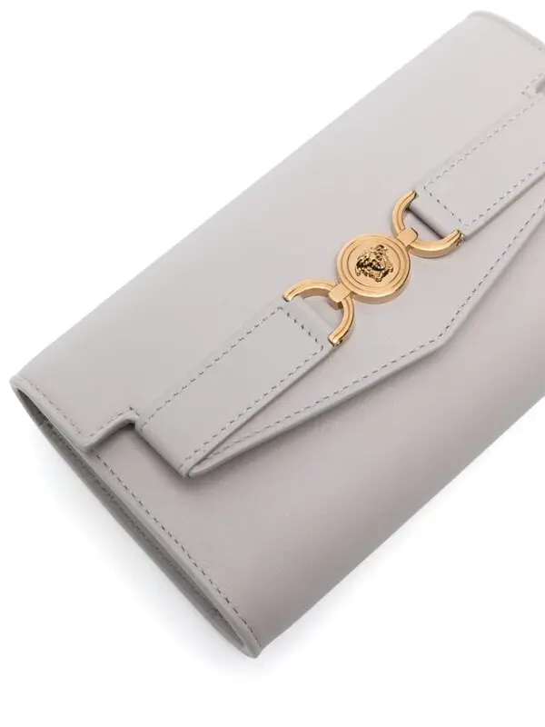 Versace Medusa '95 Leather Clutch - Grey