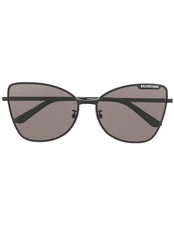 Balenciaga Cat-eye Frame Sunglasses - Black