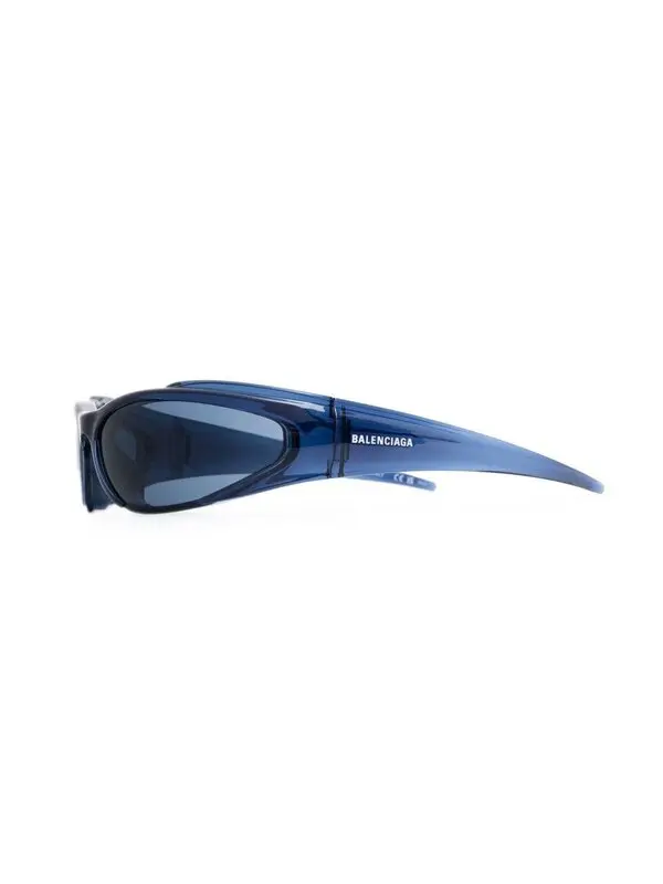 Balenciaga Reverse Xpander Rectangle-frame Sunglasses