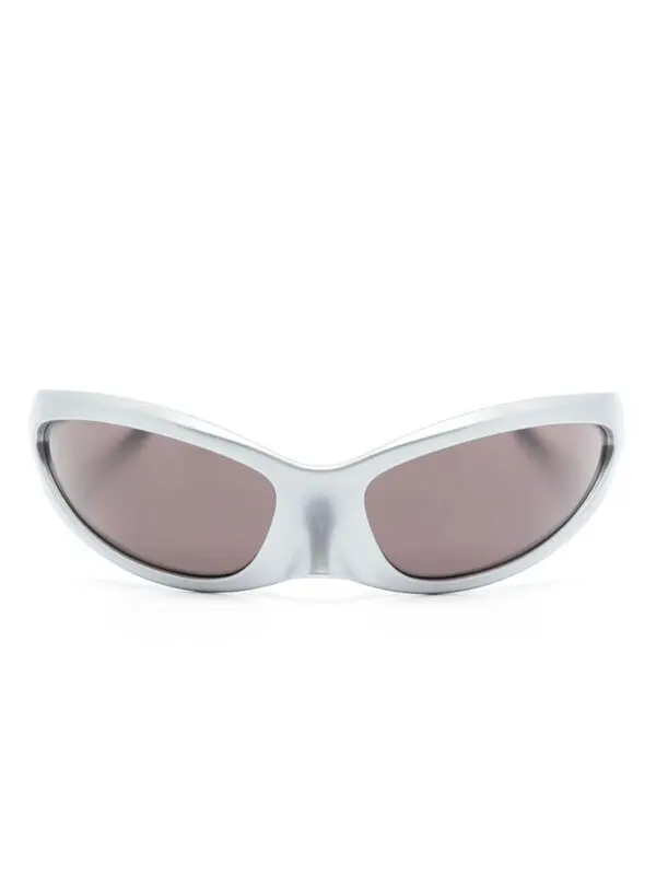 Balenciaga Skin Cat Sunglasses - Silver