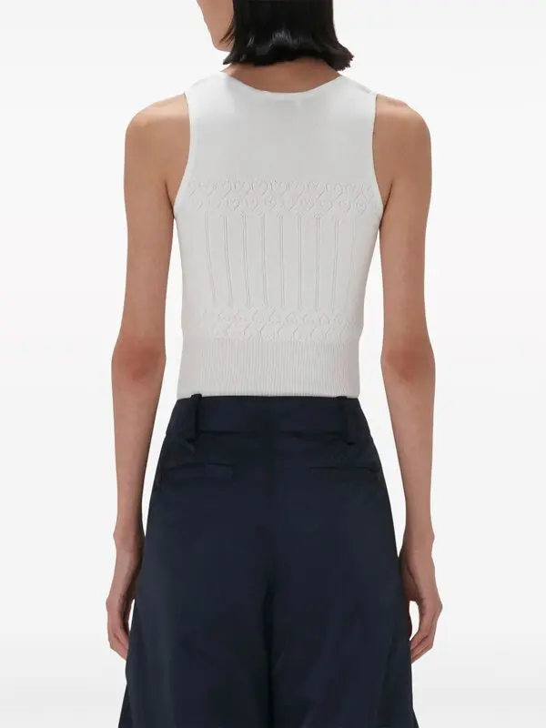 JW Anderson Pointelle-knit Tank Top