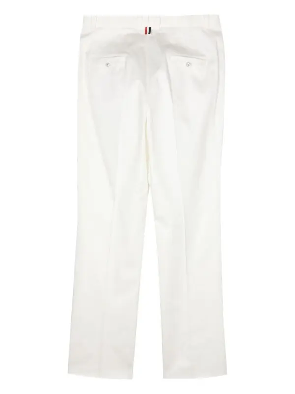 Thom Browne Mid-rise Straight-leg Trousers