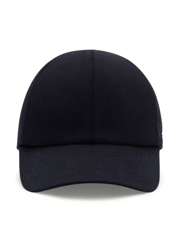 COURREGES Logo-embroidered Baseball Cap - Black