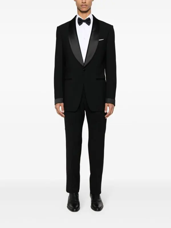 Tagliatore Plissé Poplin Cotton Shirt