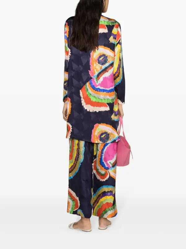 Rianna + Nina Nala Silk Tunic Blouse