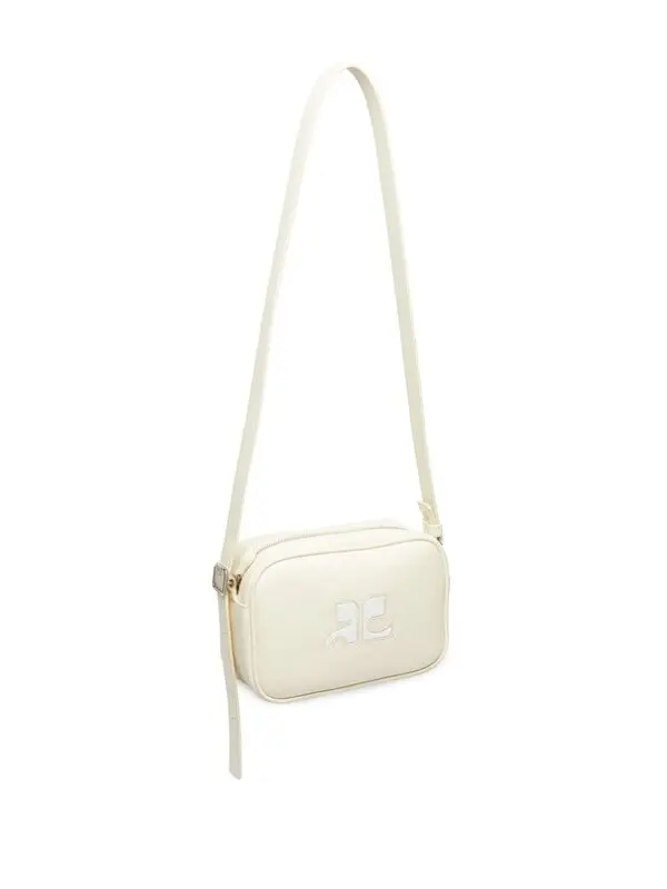 COURREGES Reedition Leather Camera Bag - Yellow