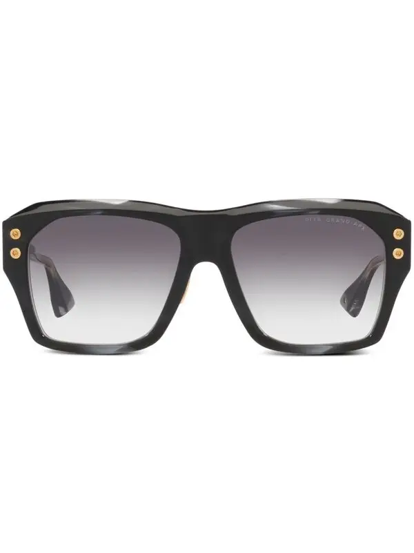 Dita Square Frame Sunglasses - Black