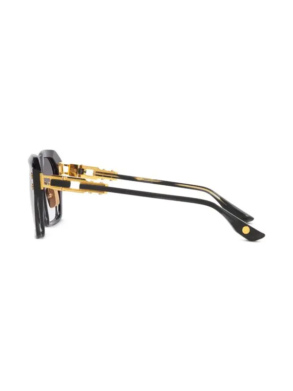 Dita Square Frame Sunglasses - Black
