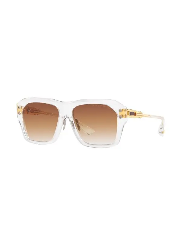 Dita Square Frame Sunglasses - Neutrals
