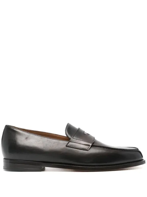 DOUCAL'S Mario 50 Leather Loafers - Brown