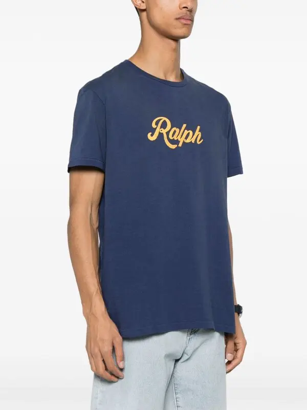 Polo Ralph Lauren Logo-printed Cotton T-shirt - Blue