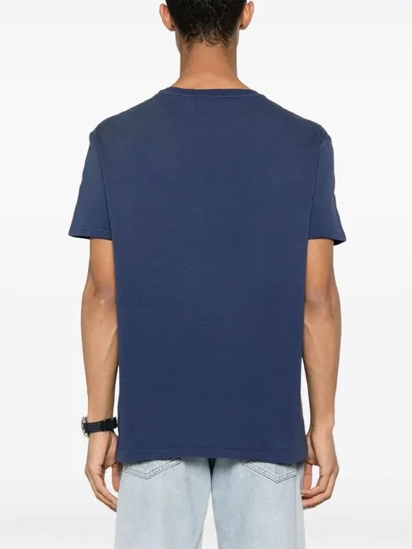 Polo Ralph Lauren Logo-printed Cotton T-shirt - Blue