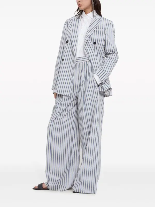 Brunello Cucinelli Striped Cotton Suit