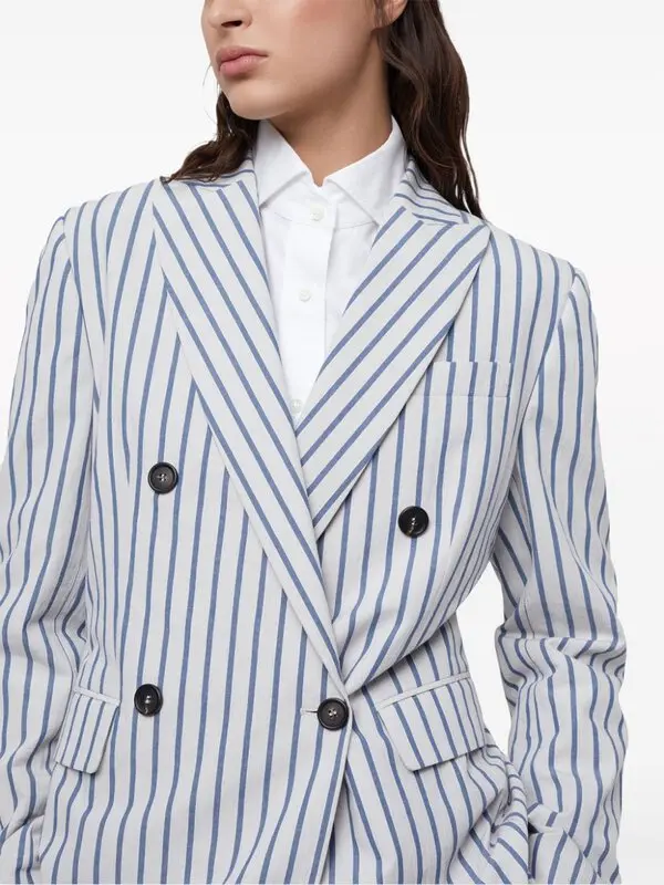 Brunello Cucinelli Striped Cotton Suit
