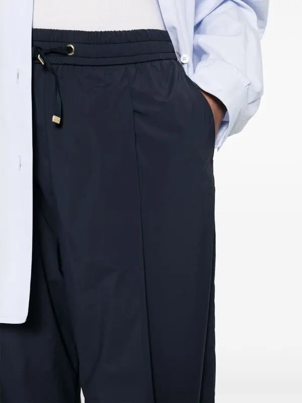 Herno Cropped Trousers - Blue