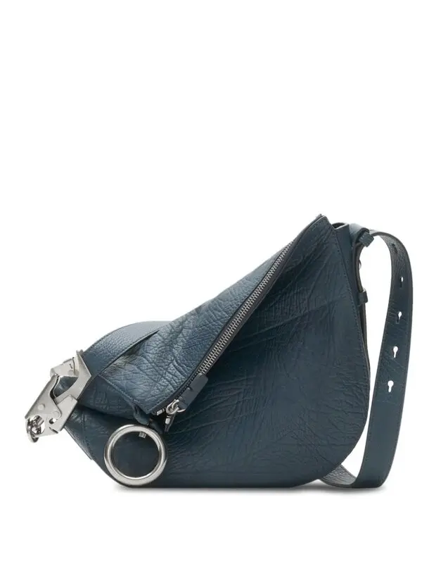 Burberry Small Leather Shoulder Bag - Blue