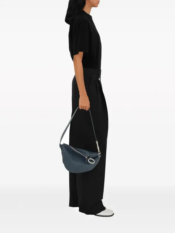 Burberry Small Leather Shoulder Bag - Blue