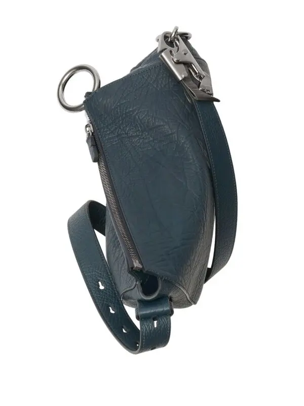 Burberry Small Leather Shoulder Bag - Blue