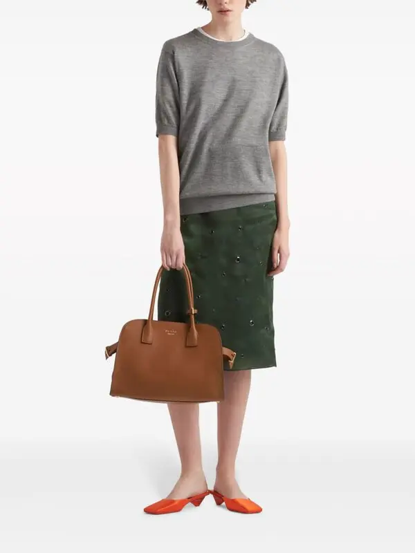 Prada Leather Tote Bag