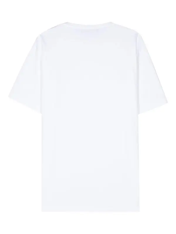 Y/project Logo-appliqué Cotton T-shirt - White